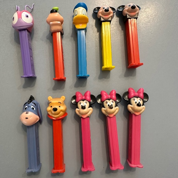 Disney | Toys | Disney Character Pez Dispensers Set Multicolor | Poshmark